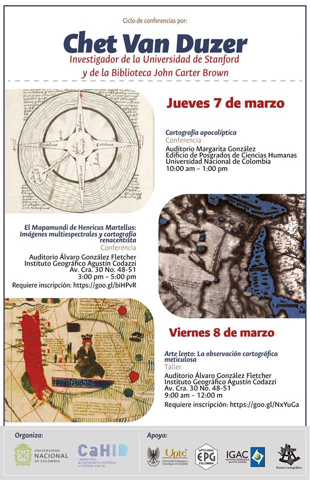 Conferencias: Chet Van Duzer – Razón Cartográfica